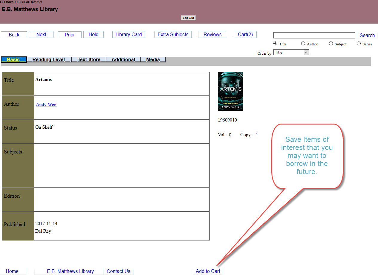 LiBRARYSOFT - OPACinternet
